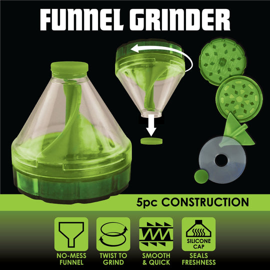 Funnel Grinder – Pirate Girl Smoke Boutique