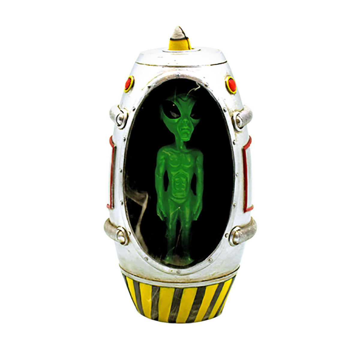 Alien Escape Pod Back Flow Incense Burner – Pirate Girl Smoke Boutique